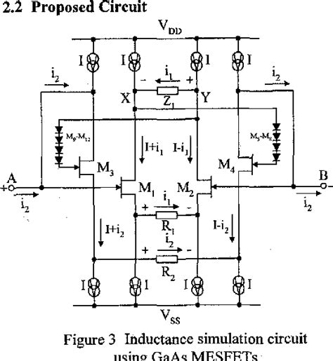 Figure 1 From Inductance Simulation Using Gaas Mesfets Semantic Scholar