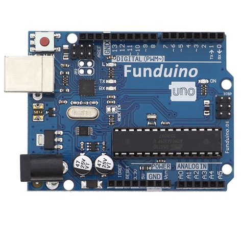 Funduino Uno R3 Microcontroller Arduino Compatible Buy Cheap Online Funduinoshop