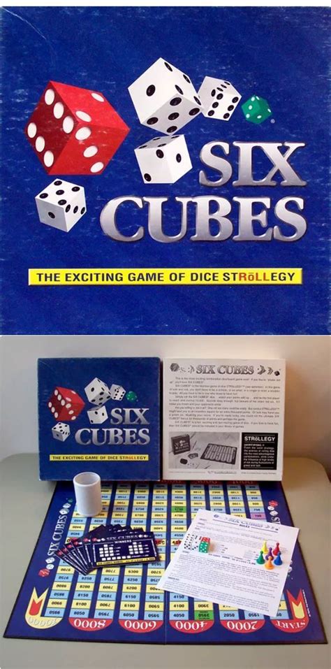 Six Cubes Dice Games Board Games Cube