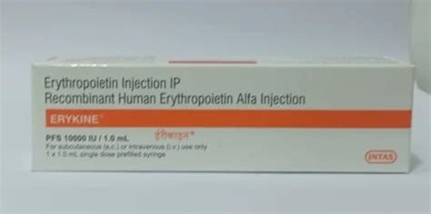 Recombinant Human Erythropoietin Alfa Injection 10000 Iu At Rs 750 Box