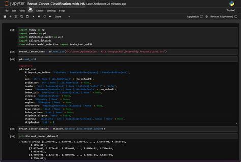 Agnikan Mahato On Linkedin Machinelearning Datascience Neuralnetwork Breastcancerprediction