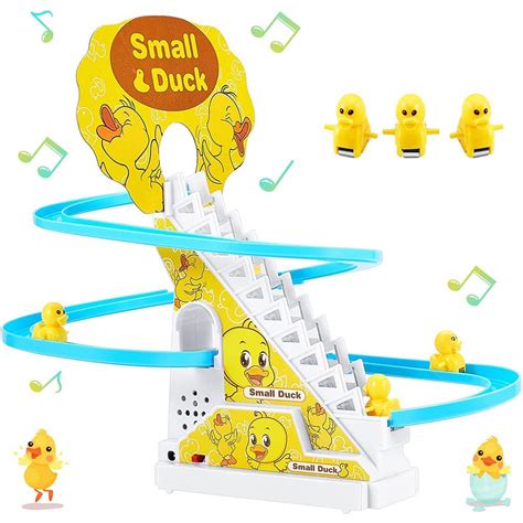 Pista Patinho Brinquedo Educativo Infantil Playground Sobe Escada Som