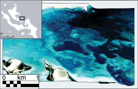 A 3d Model Of Bathymetry Derived From Colour Ratios Converted Into A