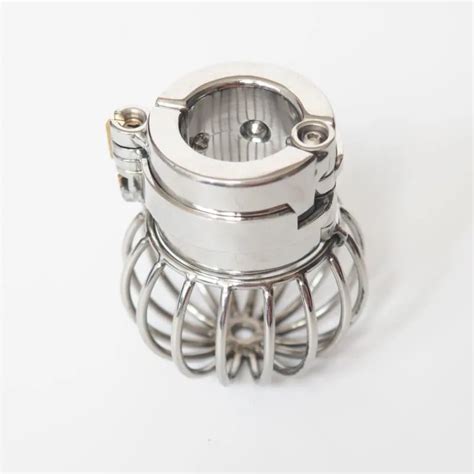 Scrotum Separation Fixture Stainless Steel Chastity Device Scrotum