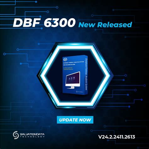 Salvationdata Technology On Linkedin Software Update Database Forensics Dbf6300 V2422411