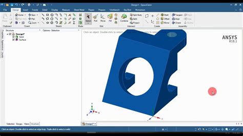 Ansys Spaceclaim Training Tutorial 39 Youtube