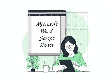 Microsoft Word Script Fonts