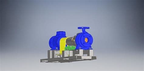 Autodesk Inventor Centrifugal Pump 3d Model Cgtrader