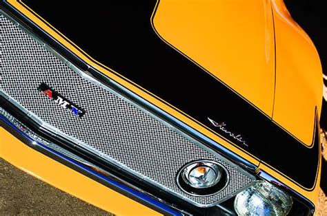 1971 Amc Javelin Amx Grille Emblem By Jill Reger Classiccarphotography
