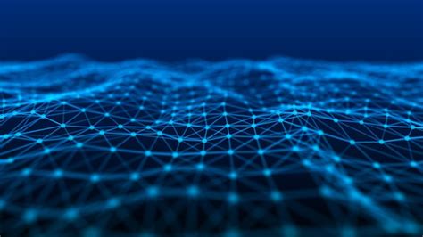 Premium Photo The Structure Of The Network Connection Of Points And Lines Data Technology