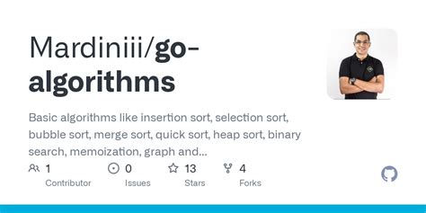 Github Mardiniii Go Algorithms Basic Algorithms Like Insertion Sort Selection Sort Bubble