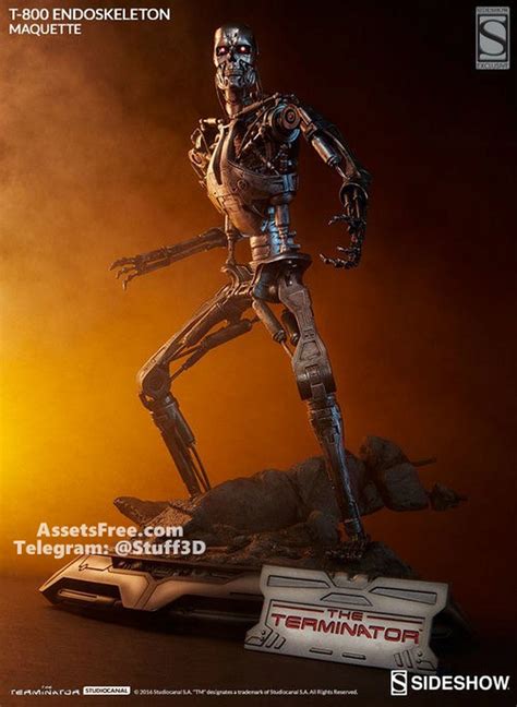 Terminator T 800 3d Print Model Download Free