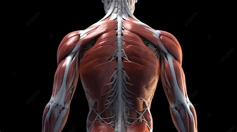근육을 보여주는 인체의 뒷면 등 근육 사진 뒤 건강 배경 일러스트 및 사진 무료 다운로드 Pngtree