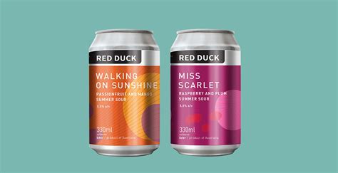 Red Duck Walking On Sunshine And Miss Scarlet The Crafty Pint