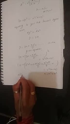 Prove That The Radii Of Curvature Of The Curve Y2 X2 A−xa X At The Orig
