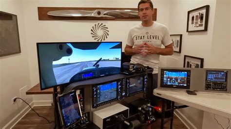 fully integrated single [ ] multi engine home flight simulator panel for flight training g1000