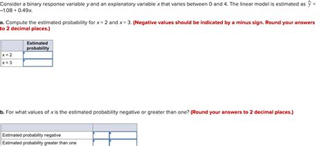 solved consider a binary response variable y and an