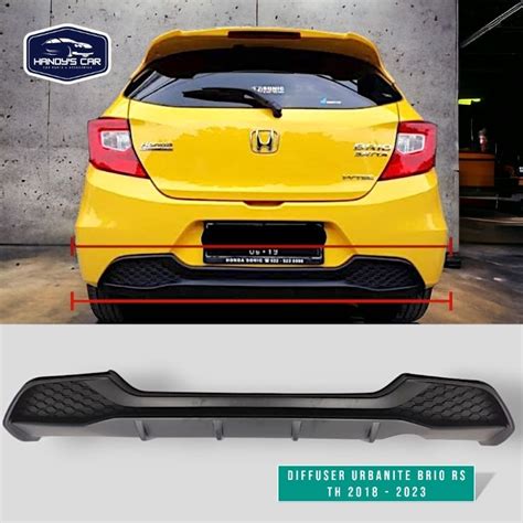 Jual Diffuser Brio Rs Body Kit Belakang Brio Satya All New Shopee