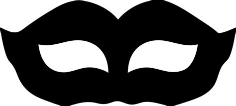 Mardi Gras Mask Silhouette Carnival Free Svg File Image Svg Heart
