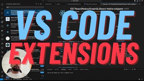 download these vs code extensions for frontend youtube