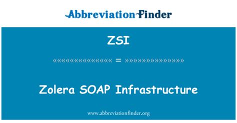 Zsi 定义 Zolera 的 Soap 基础结构 Zolera Soap Infrastructure