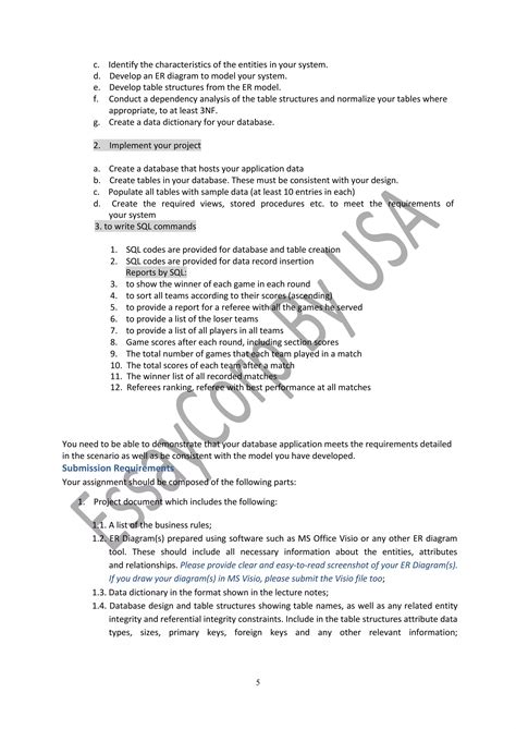 Nit1201 Introduction To Database System Assignment By Usa Experts Pdf