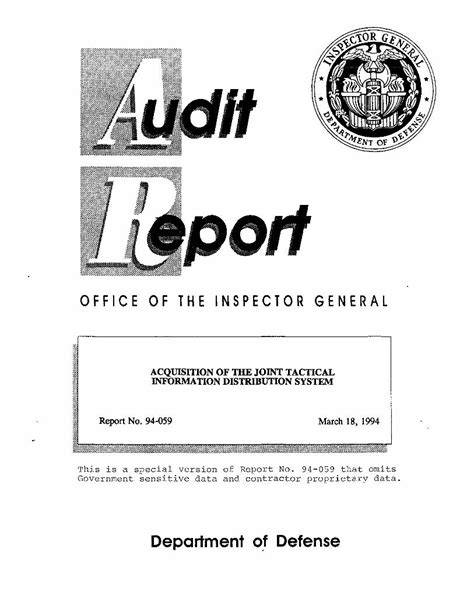 Pdf Acquisition Of The Joint Tactical Information Distribution