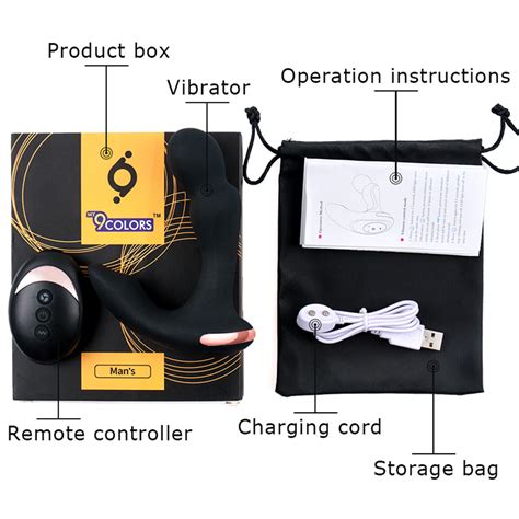 Sex Toys For Men Prostate Massager Vibrator Butt Plug Anal Tail
