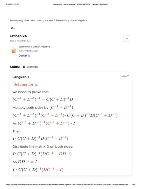 elementary linear algebra 9781118473504 latihan 24 quizlet pdf