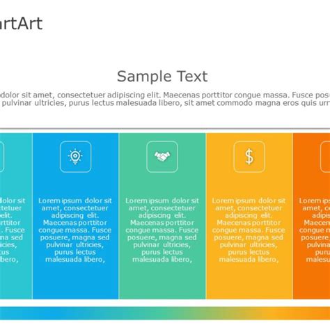 SmartArt List Table Steps