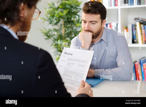 Sweaty Nervous Job Interview