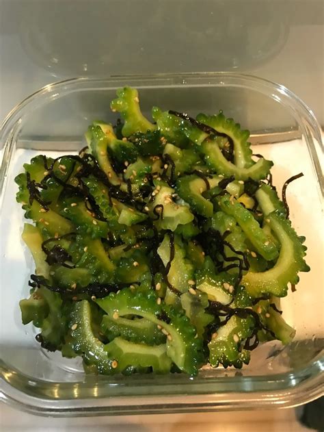ゴーヤの塩昆布あえ By Ky．m 【クックパッド】 簡単おいしいみんなのレシピが391万品