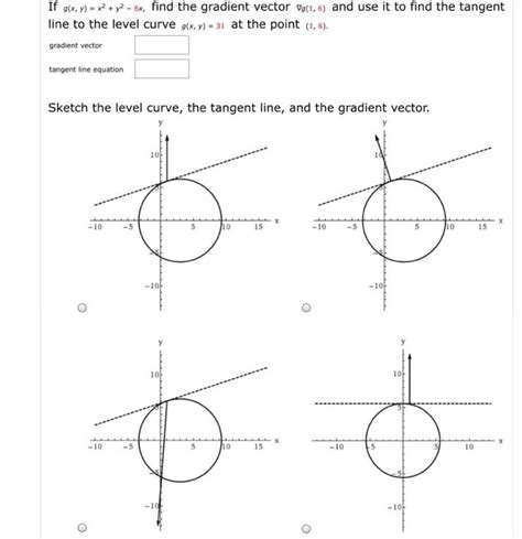 Solved If Gx Yx Find The Gradient Vector Vg1 6 And