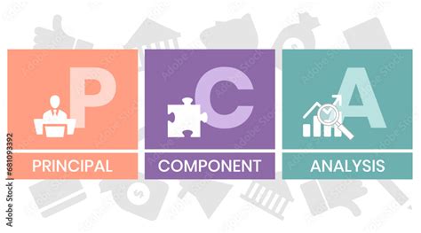 Pca Principal Component Analysis Acronym Concept With Keyword And