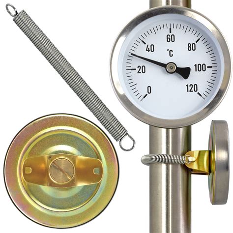Pipe Thermometer Clip On Temperature Gauge With Spring 0120c Fast Eu
