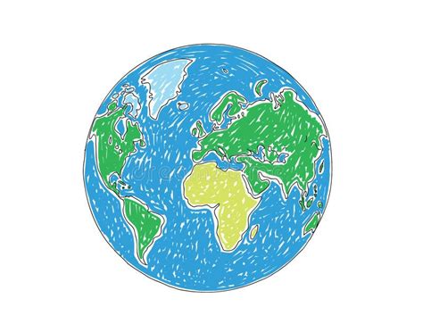 Globo Da Terra Desenho ENSINO
