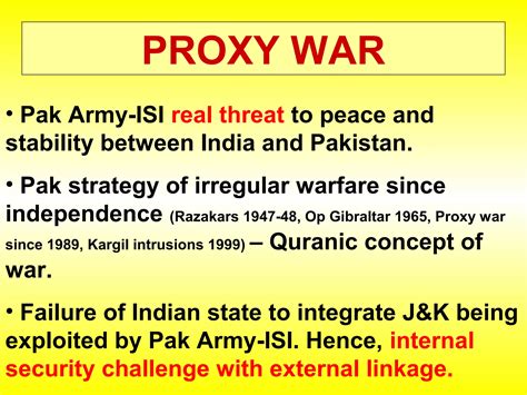 National Security External Brig Hemant Mahajan Ppt