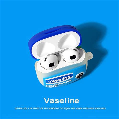 Creative 3d Vaseline Silicone Earphone Case For Airpods 1 2 3 4 Airpod