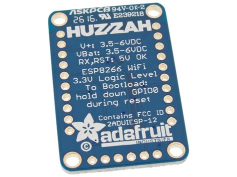 Köp Adafruit HUZZAH ESP8266 Breakout till rätt pris electrokit