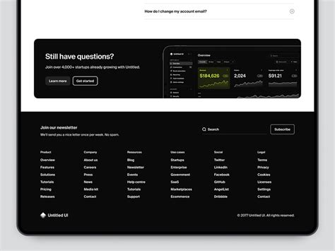frequently asked questions faqs — untitled ui by jordan hughes® on