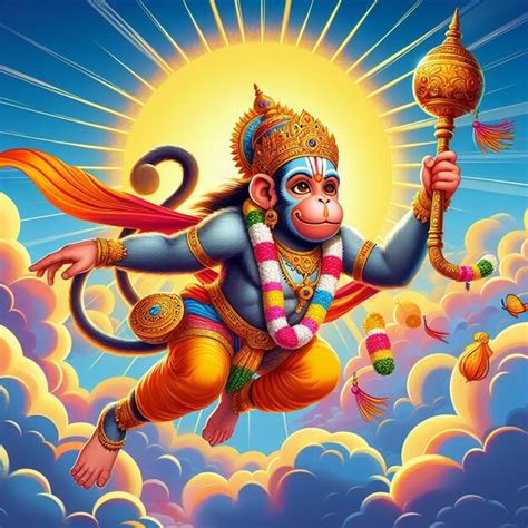 Premium Photo Photo Statue Of Lord Hanuman Ji Face Generative Ai