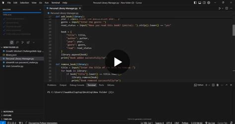Python Json Filehandling Coding Automation Librarymanager Hanzala Afridi