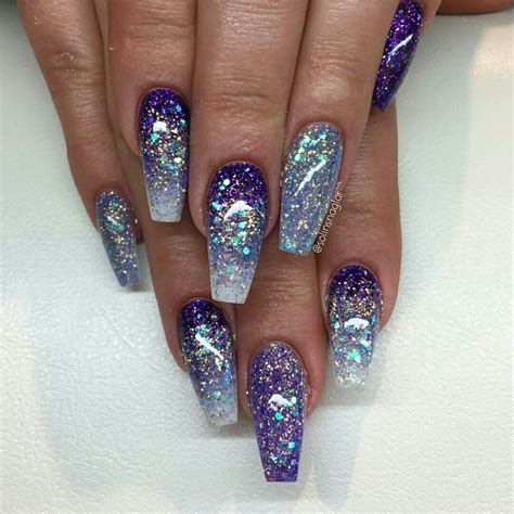 Pin By 🌹 ΔППΔ 🌹 On 1 иαιℓѕ 1 Purple And Silver Nails Purple