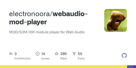 github electronoora webaudio mod player mod s3m xm module player for
