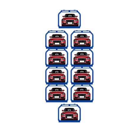 10 Cars Rotary Carousel Parking System Tada Automated Parking Car