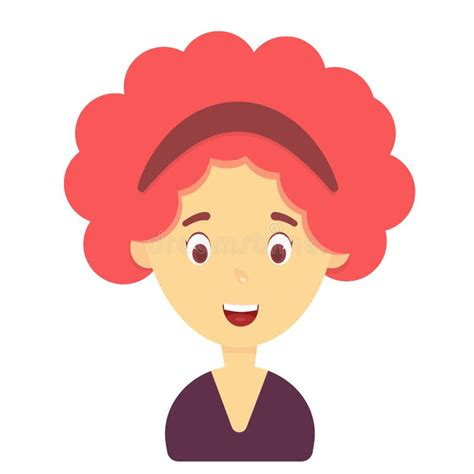 Sourire De Femme Motion Femelle Expression De Visage Personnage De