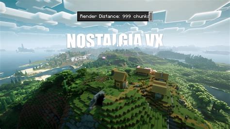 Infinite Landscapes Nostalgia Vx Shader Distant Horizons Youtube