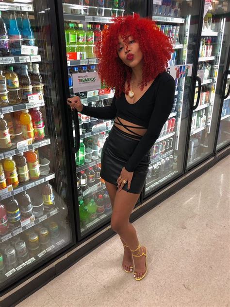 Bianca On Twitter Black Girl Red Hair Red Hair Outfits Fire Red Hair