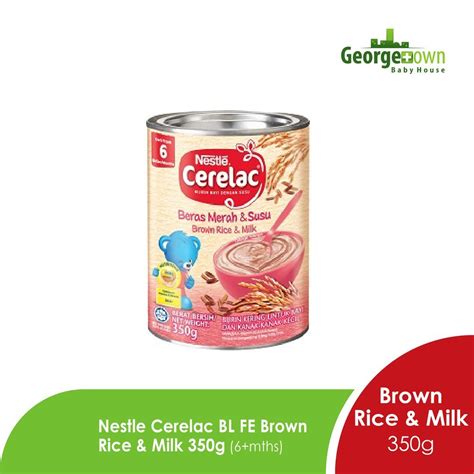 Nestle Cerelac BL FE Brown Rice Milk 350g EXP 09 2023 Shopee Malaysia