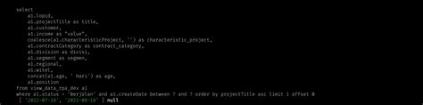 How To Prepared Statement Query At Limit And Offset · Issue 1611